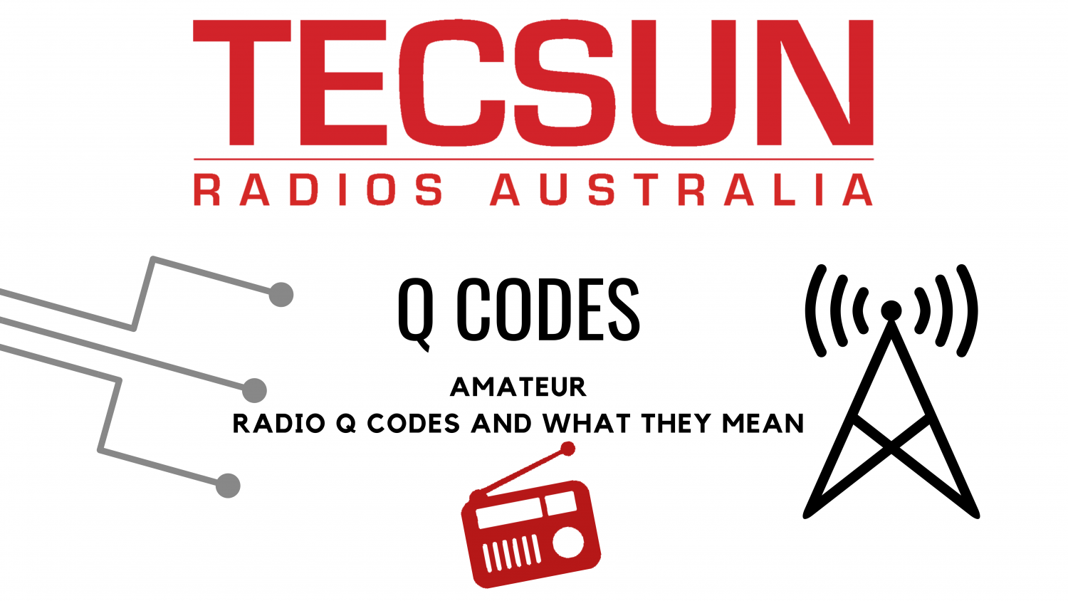 Q Codes and what they mean – Tecsun Radios Australia