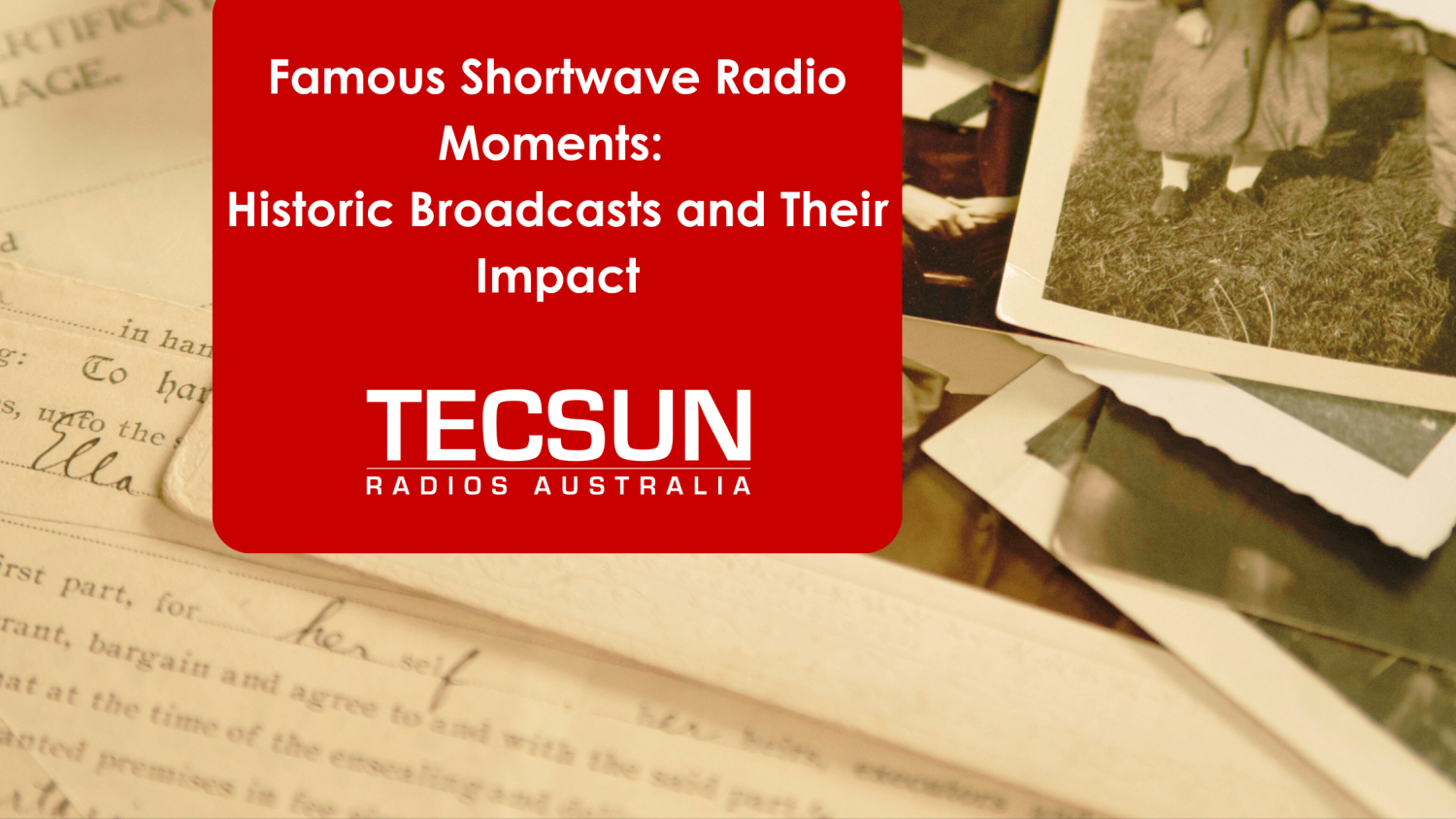 Famous Shortwave Radio Moments: Historic Broadcasts and Their Impact ...